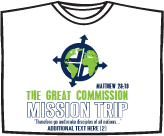 Missions Trip T-Shirt Designs by ChurchTrends.com